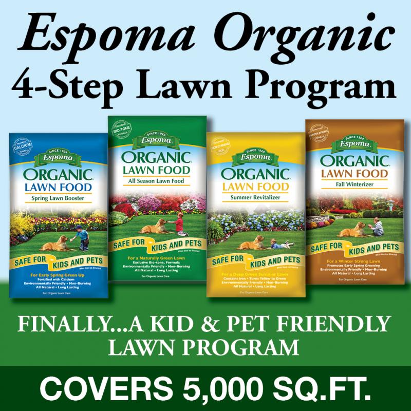 Dambly's Garden Center - Espoma Organic 4-Step Lawn Program 5,000 sqft